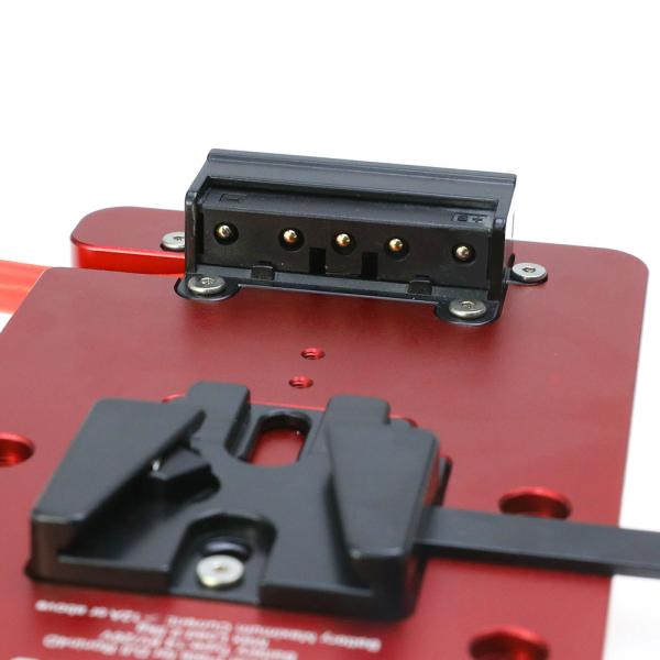 Alvin's Cables V Mount Battery Plate для DJI Ronin 4D, с прямым 1B 6-принным мужским DC-in Out Put Battery Mounts Plate V Mount Plate для Ronin 4D Длинный кабель