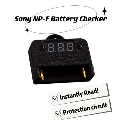 중국 Alvins NP-F Battery Tester Battery Checker for Sony NP F550| F750| F970 Battery Instant Read LCD Voltage Display Battery Tester 판매용