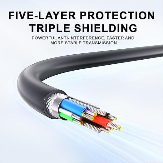 Alvin's Cables Soft & Flexible LCD EVF Cable for RED DSMC2 Epic Scarlet Camera, RED Touch LCD, Right Angle 16 Pin Male 80cm| 31inches
