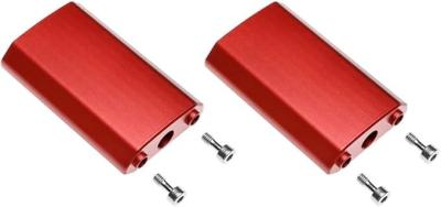 China Los cables de Alvin 2.4 "Extensor del eje inclinado para DJI Ronin 2 Gimbal, bloque de aumento de altura del eje inclinado de 60 mm para cámaras más altas, un conjunto Rojo-A0129 en venta