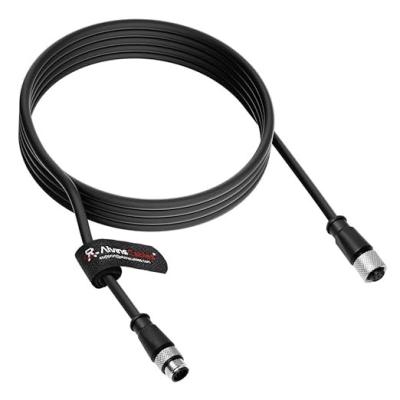 China Cables de Alvin M12 A-Code 8 Pin Hombre a 8 Pin Mujer Cat6a Cable de actuador de sensor blindado de alta flexibilidad para Cognex Cámara industrial 6.6ft en venta