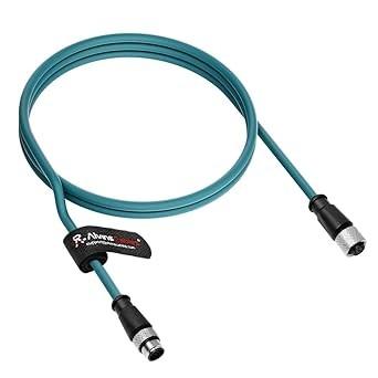 China Cables de Alvin M12 A-Code 8 Pin Hombre a 8 Pin Mujer Cat6a High-Flex Shielded Sensor Actuator Cable para Cognex Cámara Industrial 26 pies, verde en venta