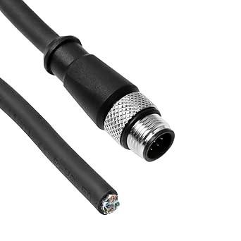 China Alvin's Kabel M12 A-Code 8 Pin Männlich auf offenes Ende Strom I/O Kabel Cat6a High-Flex abgeschirmt für Cognex Keyence Basler Industrial Automation Fieldbus Modul 9,84ft/3m zu verkaufen