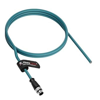 China Alvin's Kabel M12 A-Code 8 Pin Männlich bis offenes End-Strom I/O-Kabel Cat6a High-Flex geschützt für Cognex Keyence Basler Industrial Automation Fieldbus Modul 6,6ft, Grün zu verkaufen