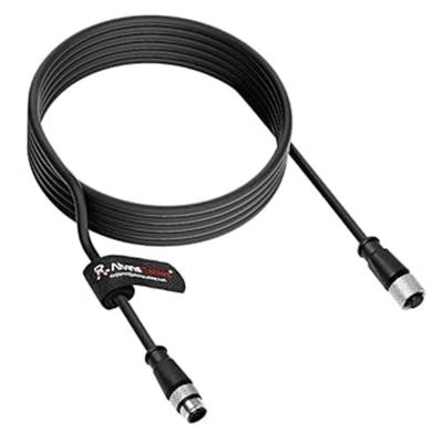China Cables de Alvin M12 A-Code 8 Pin Hombre a 8 Pin Mujer Cat6a Cable de actuador de sensor blindado de alta flexibilidad para cámara industrial Cognex 15m/49ft en venta