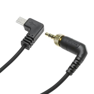 China Alvin's Kabel Tentacle Timecode Kabel für Sony FX3 zu tun FX30 zu tun A7S3 zu tun A1 Kamera, Verriegelung 3.5mm TRS zu Micro USB Timecode Kabel für Gottheit TC-1, Tentacle SYNC E Timecode Generator 35cm zu tun 13.8in zu verkaufen