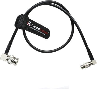 China Los cables de Alvin Micro-BNC de alta densidad BNC a BNC 6G HD SDI Cable coaxial para Blackmagic Video-Asistencia, ángulo recto 75 Ohm 50cm para 19.7 pulgadas en venta