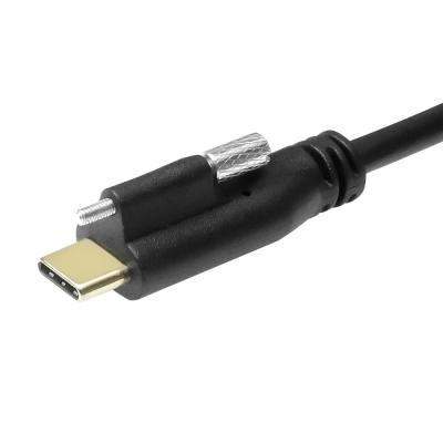 China Alvin's Cables Locking USB-C to USB-C Power Cable for Blackmagic Pyxis Monitor, URSA Cine EVF, Type-C 3.1 10Gbps Data Transfer Cable for Blackmagic Pyxis 6K, URSA Cine 12K, 11.8in for sale