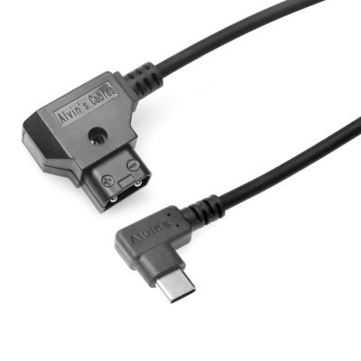 중국 알빈 케이블 Dtap 오른쪽 각 USB C 전원 케이블, 2ft 초 부드럽고 유연한 Dtap C 유형 Tilta 핵 나노 II 무선 렌즈 제어 모터에 대한 강화 된 전력 판매용