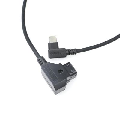 중국 알빈 케이블 Dtap 오른쪽 각 USB C 전원 케이블, 2ft 초 부드럽고 유연한 Dtap C 유형 Tilta 핵 나노 II 무선 렌즈 제어 모터에 대한 강화 된 전력 판매용