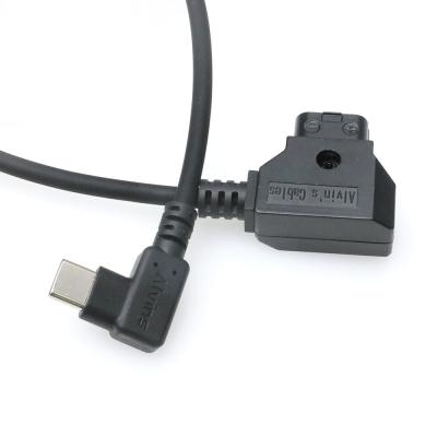 중국 알빈 케이블 Dtap 오른쪽 각 USB C 전원 케이블, 2ft 초 부드럽고 유연한 Dtap C 유형 Tilta 핵 나노 II 무선 렌즈 제어 모터에 대한 강화 된 전력 판매용