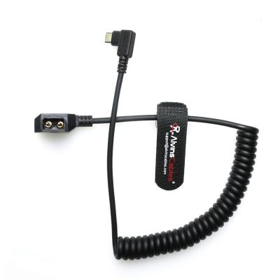 China Alvin's Cables Dtap to Right Angle USB-C Power Cable for DJI Focus Pro Motor, Ultra Soft D-tap to Type-C Enhanced Power for Tilta Nucleus Nano II Wireless Lens Control Motor for sale