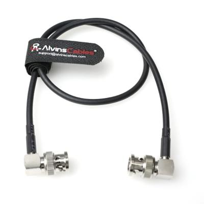 중국 알빈의 케이블 12G SDI 케이블 유연, BNC 남녀 남녀 오른쪽 각 RED 코모도 큐비 아토모스 모니터 75 오흐 보호 케이블 4K 비디오 카메라 50cm 큐비 19in 판매용