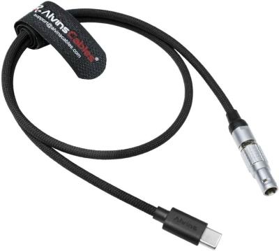 China Alvin's Kabels gebreide USB-C Type-C tot 2 pin 12V snellaadstroomkabel voor Tilta-systeemTeradek-systeemSmallHDZ-CAM-systeemBlackmagic Pyxis 60cm-systeem24inches, zwart Te koop