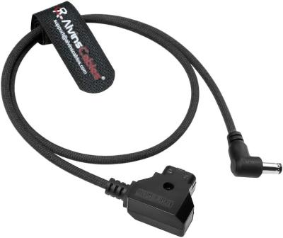 Chine Les câbles d'Alvin Dtap à DC Cable ultra-flexible pour Atomos Ninja V, 2ft D-tap à 2,1 DC Cable d'alimentation à angle droit pour Blackmagic Design Assist vidéo, SmallHD 702, pour Feelworld FW568 Moniteur à vendre