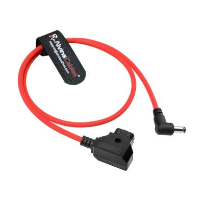 Chine Les câbles d'Alvin Dtap à DC Cable ultra-flexible pour Atomos Ninja V, D-tap à 2.1 Cable d'alimentation à angle droit en courant continu pour Blackmagic Design Video Assist, SmallHD 702, pour le moniteur Feelworld FW568, 2 pieds rouge à vendre