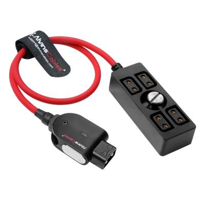 China Alvin's Cables Smart D-tap Splitter Cable, Ultra Soft Smart Dtap Mannelijk tot 4 Port Dtap Vrouwelijk Splitter Hub Power Cable voor ARRI RED Teradek SmallHD SmallRig V-Mount voor Te koop