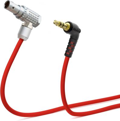 China Cables de Alvin Ultra suave Cable de código de tiempo para Komodo Rojo, V-Raptor Rojo 8K cámara, Tentacle Sync 3.5mm TRS a EXT 9 Pin macho Cable 45CM para 18 pulgadas en venta