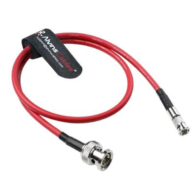 중국 알빈의 케이블 마이크로 BNC에서 BNC 케이블 12G-SDI 고속 4K UHD 비디오 코아시얼 케이블, Blackmagic 비디오 지원 5" 모니터에 대한 75 오름 초-슬림, 빨간색 50CM19.7인치 판매용