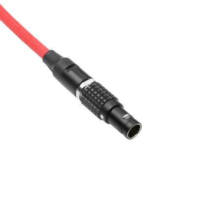 Cina Cable di Alvin Smart D-tap a 2 pin Maschio intreccio cavo di alimentazione per BMPCC Pyxis fornoTeradek fornoSmallHD fornoZ-CAM flessibile intreccio 45cm forno18 pollici, nero in vendita