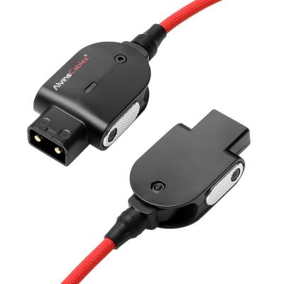 Cina Cable di Alvin Smart D-tap a 2 pin Maschio intreccio cavo di alimentazione per BMPCC Pyxis fornoTeradek fornoSmallHD fornoZ-CAM flessibile intreccio 45cm forno18 pollici, nero in vendita