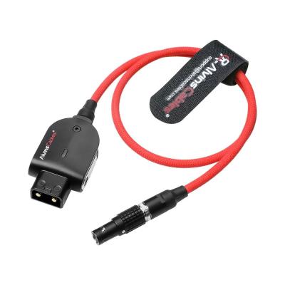 Cina Cable di Alvin Smart D-tap a 2 pin Maschio intreccio cavo di alimentazione per BMPCC Pyxis fornoTeradek fornoSmallHD fornoZ-CAM flessibile intreccio 45cm forno18 pollici, nero in vendita