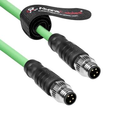 China Alvin's Cables M8 A-Code 4 Pin Male to 4 Pin Cable High-Flex Shielded for Beckhoff ZK1090-3131 Industrial Automation EtherCAT Fieldbus 33ft/10m for sale