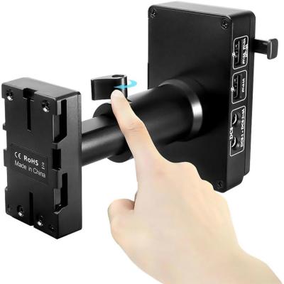 China Alvins V-Mount Battery to BP-U Battery Conversion Adapter Plate for Sony PXW-FX9 FX6 FS7 FS5, PMW-300K1 PMW-EX1, Replace of BP-U90/U96/U60/U30 Adjustable Multiple Outputs for sale