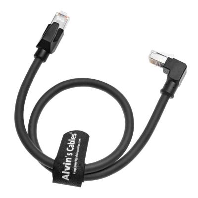 중국 Alvin's Cables Cat6 차폐 RJ45 케이블 32.8ft 다운 앵글 (PLC 로봇용) 판매용
