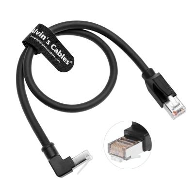 Cina Cavo RJ45 schermato Cat6 di Alvin's Cables, 49,2 piedi, ad angolo verso il basso per robotica PLC in vendita