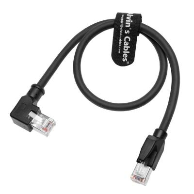 中国 アルヴィンのケーブル プロフィネット Cat6 シールドされたイーサネットケーブル 左角 高フレックス ゴールドプレート 15m PLCロボット 販売のため