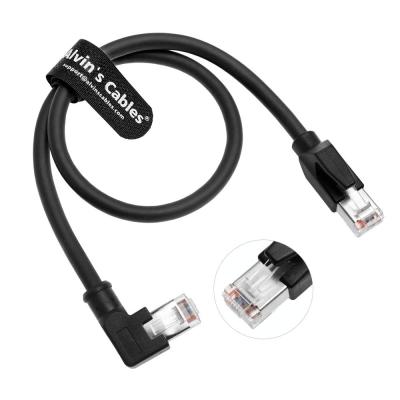 中国 アルヴィンのケーブル プロフィネット Cat6 シールドされたイーサネットケーブル 左角 高フレックス ゴールドプレート 15m PLCロボット 販売のため