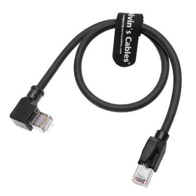 중국 Alvin's Cables Profinet CAT6A 차폐 이더넷 케이블 직각 고유연성 금도금 2m (산업 자동화용) 판매용