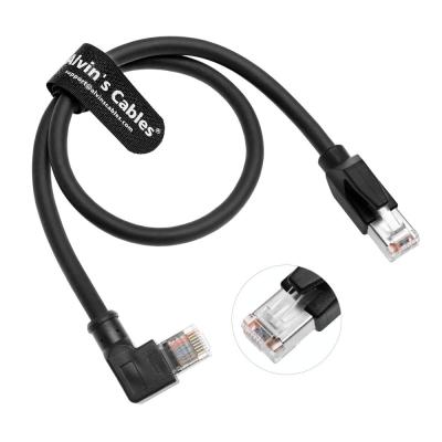 中国 アルヴィンズケーブル プロフィネット CAT6A シールドエスネットケーブル 右角 高フレックス ゴールドプレート 3m 工業自動化用 販売のため