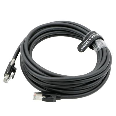 중국 Alvin의 CAT6a GigE Vision 케이블 16.4ft 차폐 스크류 잠금 RJ45 판매용