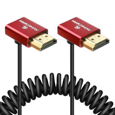 China Alvin's 8K HDMI 2.1 Cable Ultra Thin 2.4mm Coiled, Up Angle for sale