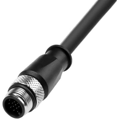 China Alvin's M12 A Code 17 Pin Male to Open Cable 1m CAN PROFINET for Applied Motion Servo for sale