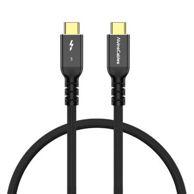 China Alvin's 2ft TB5 Cable: 120Gbps, 240W PD, 16K, TB4/3/USB4 for sale
