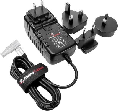 China Alvin's RED DSMC3 Right Angle 6-Pin AC Adapter 12V 3A w/ Global Plugs for sale