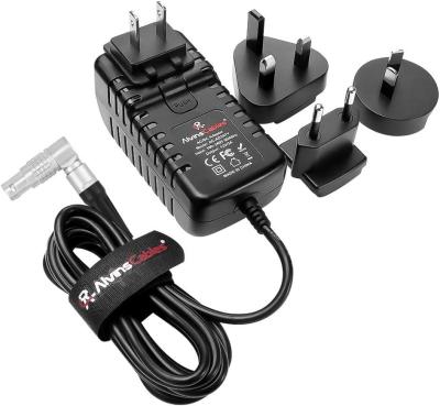 China Alvin's RED DSMC3 Rotatable 6-Pin AC Adapter 12V 3A w/ Global Plugs for sale