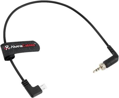 China Alvin's Locking 3.5mm TRS to Micro USB Timecode Cable for Sony, Deity, Tentacle for sale