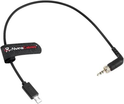 China Alvin's Locking 3.5mm TRS to Micro USB Timecode Cable for Sony/Deity/Tentacle for sale