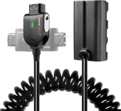 China Alvin's NP-F to D-Tap Coiled Cable for SmallHD/Atomos Monitor Power for sale