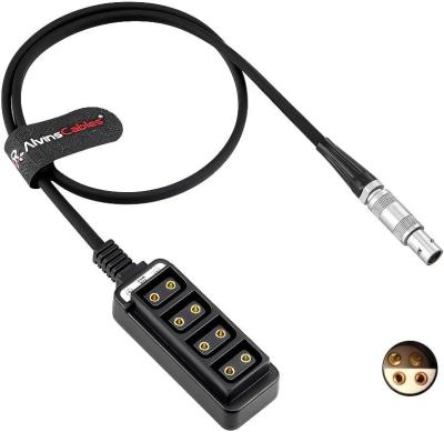 Chine Câbles d'Alvin 0S 4 broches vers câble répartiteur d'alimentation femelle D-tap à 4 ports pour ARRI Trinity Focus Power Out 60cm | 2 pieds à vendre