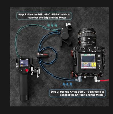 中国 アルヴィンの右角9ピンからUSB-C制御ケーブル DJI Focus Pro & RED Komodo,60cm 販売のため