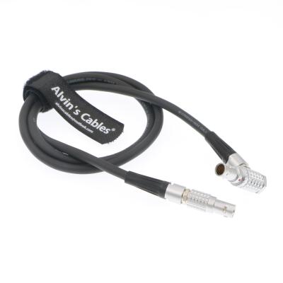 China Teradek ARRI Alexa Camera Arri Power Cable 2 Pin Right Angle To Straight 50cm Length for sale
