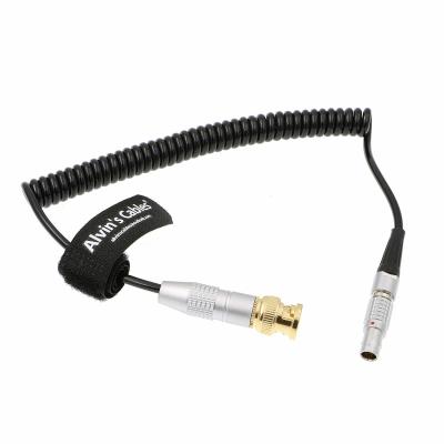 China Alvin's Cables BNC to Lemo 5 Pin Timecode Coiled Cable for ARRI Mini Sound Devices ZAXCOM for sale