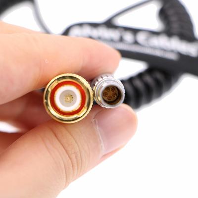 China Alvin's Cables BNC to Lemo 5 Pin Timecode Coiled Cable for ARRI Mini Sound Devices ZAXCOM for sale