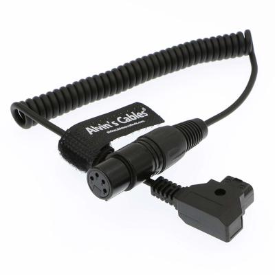 China XLR 4 Pin Female To D Tap Camera Power Cable For Practilite 602 DSLR for sale