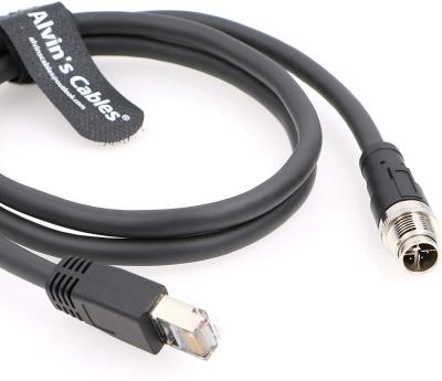 China CCB-84901-2001-03 M12 8 Position X Code To RJ45 Ethernet Cable For Cognex In Sight 8200 8400 Series P67 Waterproof for sale